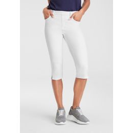 Arizona Damen Caprijeans "Ultra-Stretch", wei&szlig;, Basic, Gr. 50, Denim/Jeans, Obermaterial: 65% Baumwolle, 33% Polyester, 2% Elasthan, Jeans, extra-eng