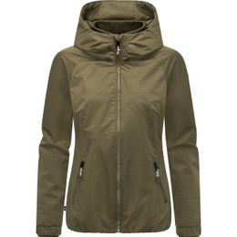 Ragwear Damen Outdoorjacke "Dizzie Tech", gr&uuml;n, Gr. XL, Obermaterial: 100% Polyester; Innenfutter: 100% Polyester, Jacken, Wasserdichte Damen