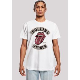 F4NT4STIC Herren T-Shirt "The Rolling Stones Tour '78", weiß, Gr. XS, Obermaterial: 100% Baumwolle, Shirts, Premium Qualität