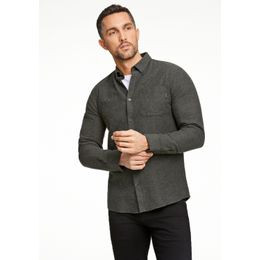 LINDBERGH Herren Flanellhemd "LINDBERGH Freizeithemd", gr&uuml;n, Gr. L, Obermaterial: 100% Baumwolle, Hemden
