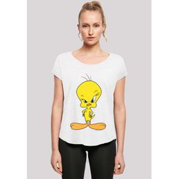 F4NT4STIC Damen T-Shirt "Looney Tunes Angry Tweety", wei&szlig;, Gr. S, Obermaterial: 100% Baumwolle, Shirts, Print