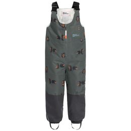 Jack Wolfskin M&auml;dchen Outdoorhose "GLEELY 2L INS PRINT BIB K", gr&uuml;n, Gr. 140, 1. OBERSTOFF 100% POLYESTER, 2. OBERSTOFF 100% POLYAMID, FUTTER 100%