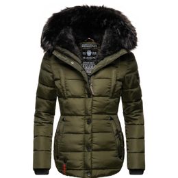 Marikoo Damen Steppjacke "Lotusbl&uuml;te", gr&uuml;n, Gr. XS, Oberstoff: 100% Polyester; Futter: 100% Polyester; Wattierung: 100% Polyester; &Auml;rmelfutter: 100%