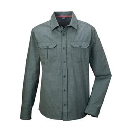 Killtec Herren Funktionshemd "KOS 48 MN WVN SHRT", gr&uuml;n, Gr. XXL, Obermaterial: 100% Polyester;Futter: 100% Polyester, Hemden, Atmungsaktives,