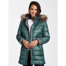 Casual Looks Damen Steppjacke, gr&uuml;n, Gr. 38, unifarben, 60% Polyester, 40% Polyamid, Jacken