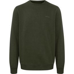 Blend Herren Sweatshirt "BHDOWNTON CREW", gr&uuml;n, Basic, Gr. XL, unifarben, Sweatware, Obermaterial: 50% Baumwolle, 50% Polyester, Sweatshirts