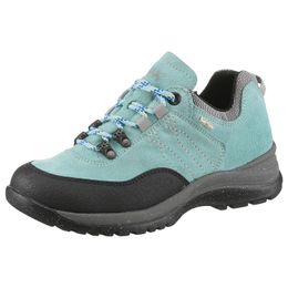 Waldläufer WALDLÄUFER Damen Trekkingschuh "H-MOMO", Gr. 4, grün, Gummi, Textil, Veloursleder, kontrastfarbene Details, Schuhe, Halbschuh, Schnürschuh,