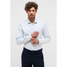 Eterna Herren Langarmhemd "SLIM FIT", gr&uuml;n, Gr. 40, Twill, 100% Baumwolle, Hemden, NON IRON (b&uuml;gelfrei)
