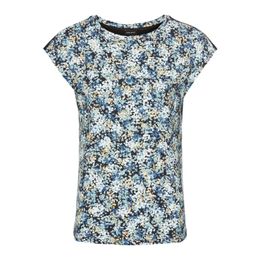 Laura Scott Damen T-Shirt, gr&uuml;n, Gr. 40, bedruckt, gebl&uuml;mt, gemustert, Jersey, Obermaterial: 95% Viskose, 5% Elasthan, Shirts, mit filigranem