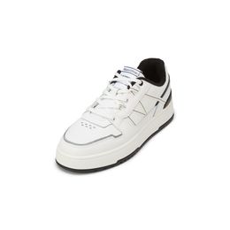 Marc O'Polo MARC O'POLO Herren Sneaker "mit robuster Gummisohle", Gr. 45, wei&szlig;, Obermaterial: 100% Leder, unifarben, Schuhe