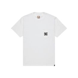 DC Shoes Herren T-Shirt "DC Star Pocket", weiß, Gr. M, 75% Baumwolle, 25% Baumwolle, Shirts