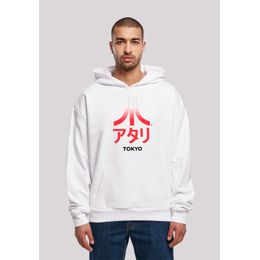 F4NT4STIC Herren Kapuzenpullover "Atari Tokyo Retro Arcade Games", weiß, Gr. M, Obermaterial: 100% Baumwolle, Pullover, Premium Qualität