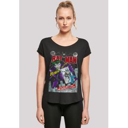 F4NT4STIC Damen T-Shirt "DC Comics Batman Joker Playing Card Cover", schwarz, Gr. XS, Obermaterial: 100% Baumwolle, Shirts, Print