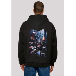 F4NT4STIC Herren Kapuzenpullover "Star Wars Space Fight", schwarz, Gr. S, Obermaterial: 100% Baumwolle, Pullover, Print