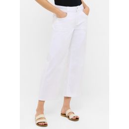 Angels Damen 5-Pocket-Jeans "LINN SPORTY", wei&szlig;, Gr. 42, Denim/Jeans, Obermaterial: 77% Baumwolle, 20% Polyester, 3% Elasthan, Jeans, mit B&uuml;gelfalte