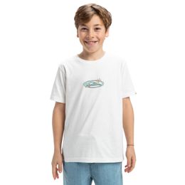 Quiksilver Jungen Shirttop "Evo Nature Magic", wei&szlig;, Gr. 12, [Hauptstoff] 100% Bio-Baumwolle, Tops