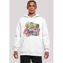 F4NT4STIC Herren Kapuzenpullover "The Beach Boys Musik Band Tropical", weiß, Gr. L, Obermaterial: 65% Baumwolle, 35% Polyester, Pullover, Premium