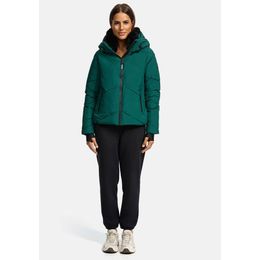 Marikoo Damen Winterjacke "Simaraa", grün, Gr. XS, Obermaterial: 100% Polyester; Innenseite: 100% Polyester; Fellimitat: 100% Polyester, Jacken, mit