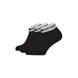 alife and kickin ALIFE & KICKIN Damen Socken "Herren 3 PACK - JohnnyAK", Gr. 47, schwarz, 75% Baumwolle, 20% Polyester, 3% Polyamid, 2% Elasthan, Socken, kurze