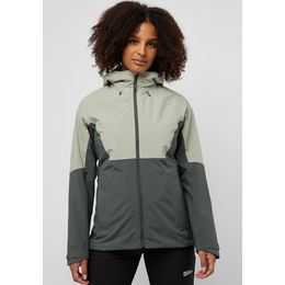Jack Wolfskin Herren 3-in-1-Funktionsjacke "GLAABACH 3IN1 JKT W", grün, Gr. L, Obermaterial: 100% Polyester; Kontrast: 100% Polyester; Futter: 100%