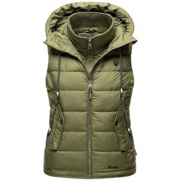 Marikoo Damen Steppweste "Taisaa", grün, Gr. S, Obermaterial: 100% Polyester; Innenseite: 100% Polyester, Westen, inklusive Leckerlie-Beutel