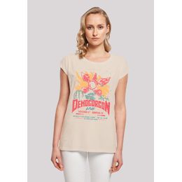 F4NT4STIC Damen T-Shirt "Stranger Things Demogorgon Poster", wei&szlig;, Gr. L, Obermaterial: 100% Baumwolle, Shirts, Premium Qualit&auml;t