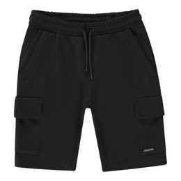 Cars Jeans Jungen Cargoshorts "Kids REDUSH SW Short", schwarz, Gr. 8, unifarben, Web, Obermaterial: 100% Baumwolle, Hosen