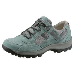 Waldläufer WALDLÄUFER Damen Schnürschuh "HOLLY", Gr. 7,5, grün, Nubukleder, Textil, Veloursleder, Schuhe, Luftpolstersohle, in Weite H, Freizeitschuh,