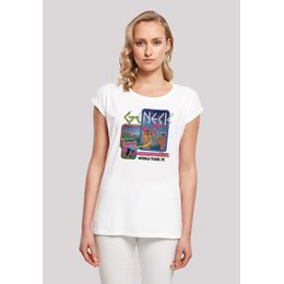 F4NT4STIC Damen T-Shirt "Genesis World Tour 78'", wei&szlig;, Gr. XXL, Obermaterial: 100% Baumwolle, Shirts, Print
