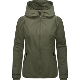 Ragwear Damen Winterjacke "Dizzie Warm Rain", gr&uuml;n, Basic, Gr. S, Obermaterial: 100% Polyester; Innenfutter: 100% Polyester; Wattierung: 100%