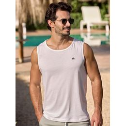 Lerros Herren Muskelshirt "Lerros Sommerliches Tanktop für Herren", weiß, Gr. XXXL, 100% Baumwolle, Shirts