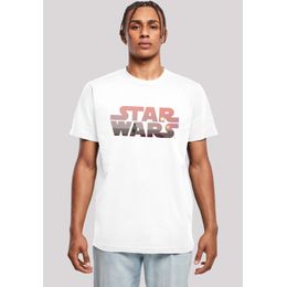 F4NT4STIC Damen T-Shirt "Star Wars Tatooine Logo", wei&szlig;, Gr. S, Obermaterial: 100% Baumwolle, Shirts, Print