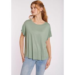 Haily's HAILY&rsquo;S Damen Kurzarmshirt "SS M TP Ju44le", gr&uuml;n, Gr. M, unifarben, Jersey, Obermaterial: 75% Modal, 25% Polyester, Shirts