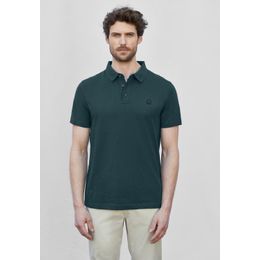 Street One MEN Herren Poloshirt, gr&uuml;n, Gr. M, unifarben, Web, 100% Baumwolle, Shirts, aus reiner Baumwolle