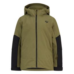 Ziener Jungen Skijacke "AGIMO", grün, Gr. 152, Obermaterial alle Farben außer deep olive: 60% Polyester, 40% Polyester (recycled); Futter: 1. 100%
