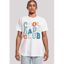 F4NT4STIC Damen T-Shirt "Cool Dads Club Trendiges Vatertagsmotiv f&uuml;r V&auml;ter", wei&szlig;, Gr. L, Obermaterial: 100% Baumwolle, Shirts, Premium Qualit&auml;t