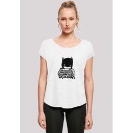 F4NT4STIC Damen T-Shirt "DC Comics Batman Always Be Yourself", weiß, Gr. S, Obermaterial: 100% Baumwolle, Shirts, Print