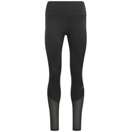 Reebok Damen Lauftights "RUNNING VECTOR TIGHT", schwarz, Gr. M, Obermaterial: 91% Polyester, 9% Elasthan, Hosen