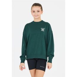 LES'ARCS Jungen Sweatshirt "Celinda", gr&uuml;n, Gr. 164, bedruckt, 65% Polyester, 35% Baumwolle, Sweatshirts, mit l&auml;ssigem Print und Top-Komfort