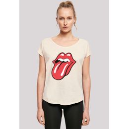 F4NT4STIC Damen T-Shirt "The Rolling Stones Zunge", wei&szlig;, Gr. XL, Obermaterial: 100% Baumwolle, Shirts, Premium Qualit&auml;t