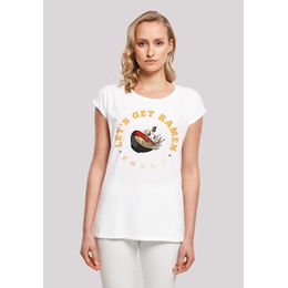 F4NT4STIC Damen T-Shirt "Lets get Ramen", wei&szlig;, Gr. XS, Obermaterial: 100% Baumwolle, Shirts, Print