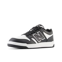 New Balance Herren Sneaker "480", Gr. 39,5, schwarz-weiß, Leder, Schuhe