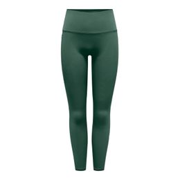 Only Play Damen Funktionstights "ONPJAM-3-SANA XHW TIGHTS NOOS", grün, Gr. XS, unifarben, Jersey, Obermaterial: 80% Nylon, 20% Elasthan, Hosen, mit