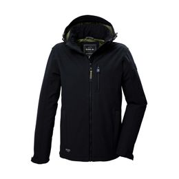 G.I.G.A. by Killtec Herren Softshelljacke "GW 29 MN SFTSHLL JCKT", schwarz, Gr. M, G.I.G.A. DX BY KILLTEC, Oberstoff: Oberseite: 92% Polyester, 8% Elasthan, R&uuml;ckseite: