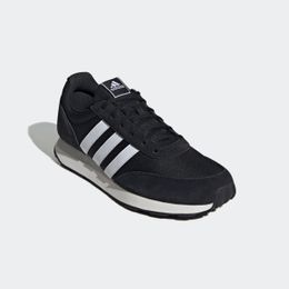 Herren Sneaker "RUN 60S 3.0", adidas Sportswear, Gr. 44, schwarz-wei&szlig;, Leder, Textil, Schuhe