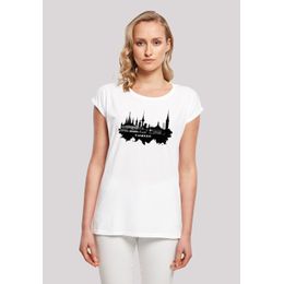 F4NT4STIC Damen T-Shirt "Cities Collection - Hamburg skyline", wei&szlig;, Gr. M, Obermaterial: 100% Baumwolle, Shirts, Print
