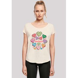 F4NT4STIC Damen T-Shirt "Muttertag Mama Herzen", wei&szlig;, Gr. XL, Obermaterial: 100% Baumwolle, Shirts, Premium Qualit&auml;t