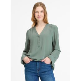 Ragwear Damen Langarmshirt "FIERRA", grün, Gr. XS, unifarben, Jersey, Obermaterial: 100% Viskose, Shirts