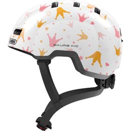 Abus Fahrradhelm "Skurb Kid", S Kopfumfang: 45cm - 50cm, weiß, Helme