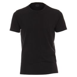 Venti Herren T-Shirt "Venti T-Shirt Doppelpack uni", schwarz, Gr. M, 95% Baumwolle, 5% Elasthan, Shirts